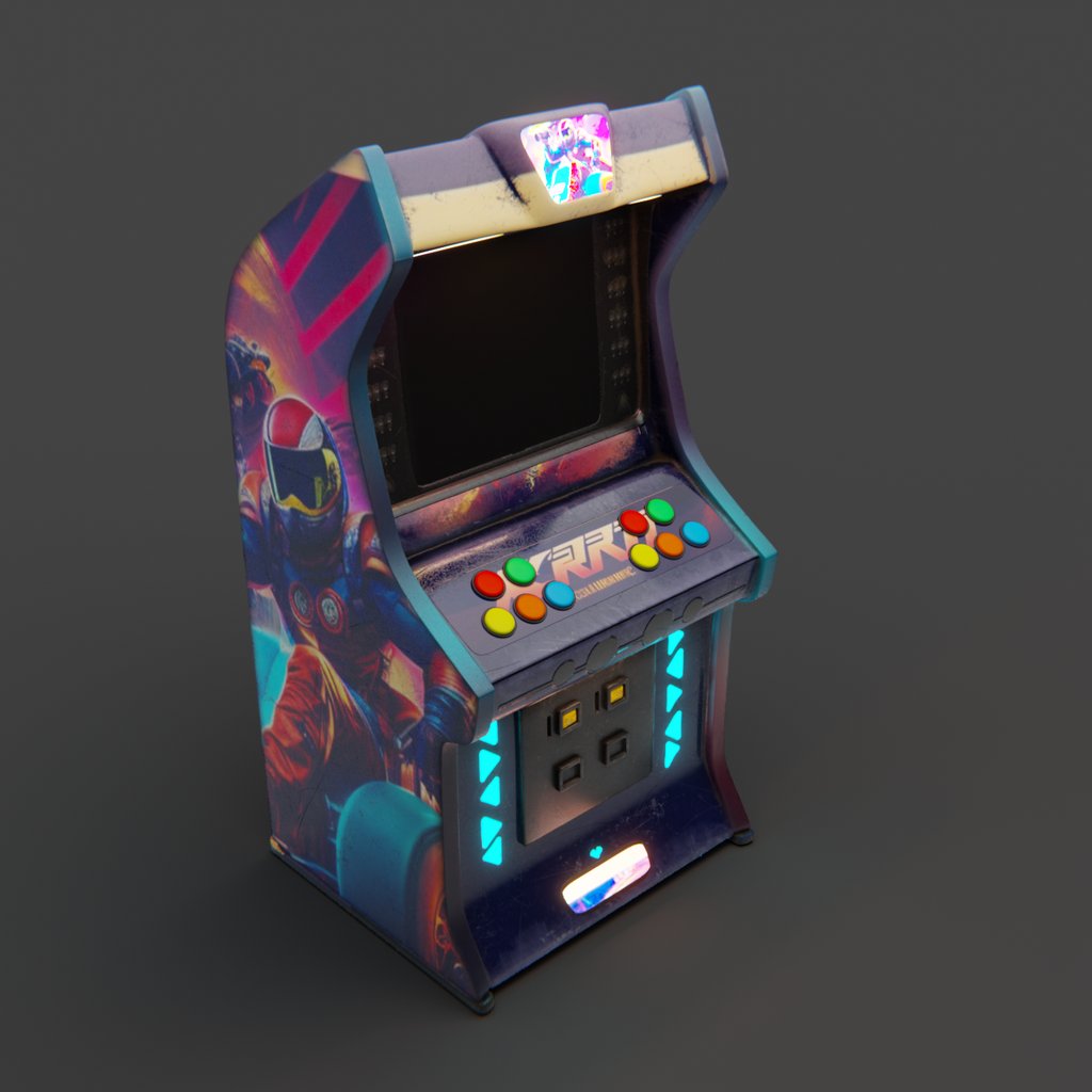 Arcade | Game Consoles models | BlenderKit