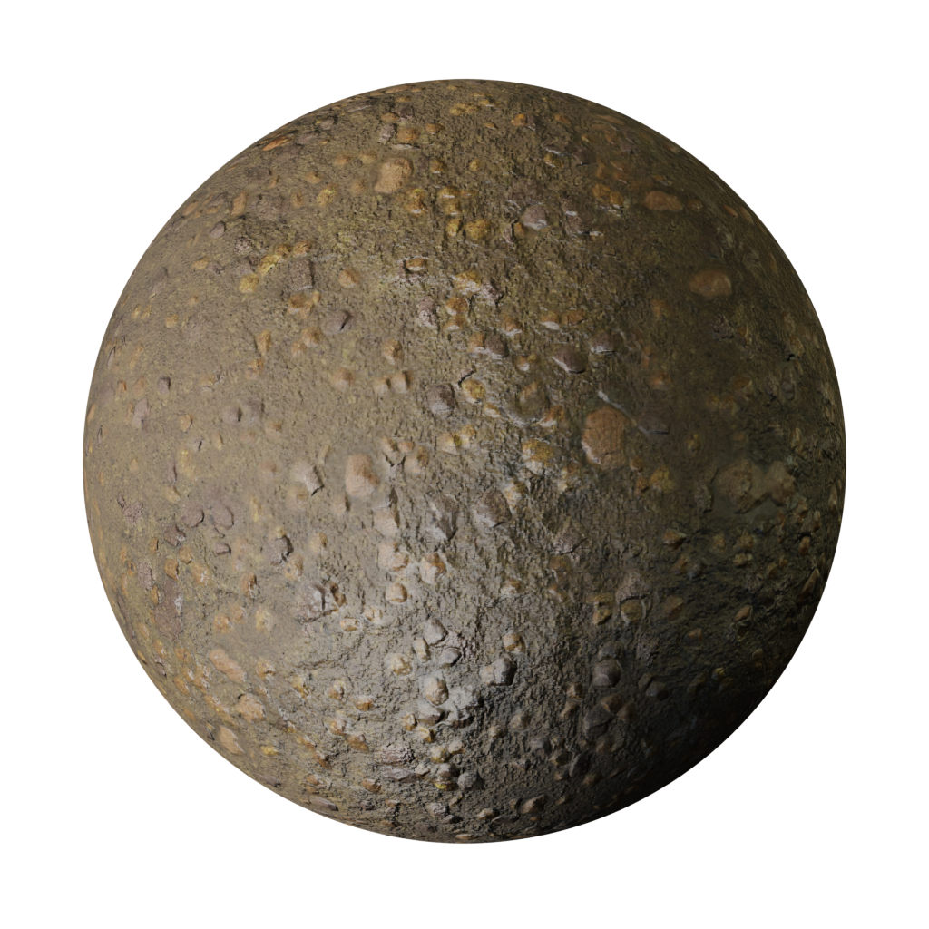 Gravel muddy ground | FREE ground materials | BlenderKit