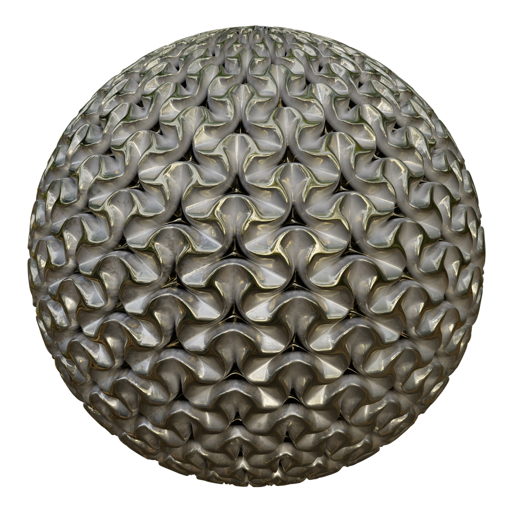 Tri Hex Armour Material - 01 | FREE metal materials | BlenderKit