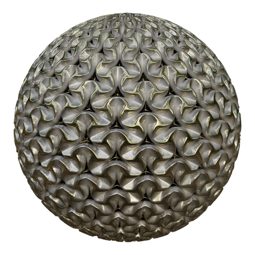 Tri Hex Armour Material - 01 | FREE metal materials | BlenderKit