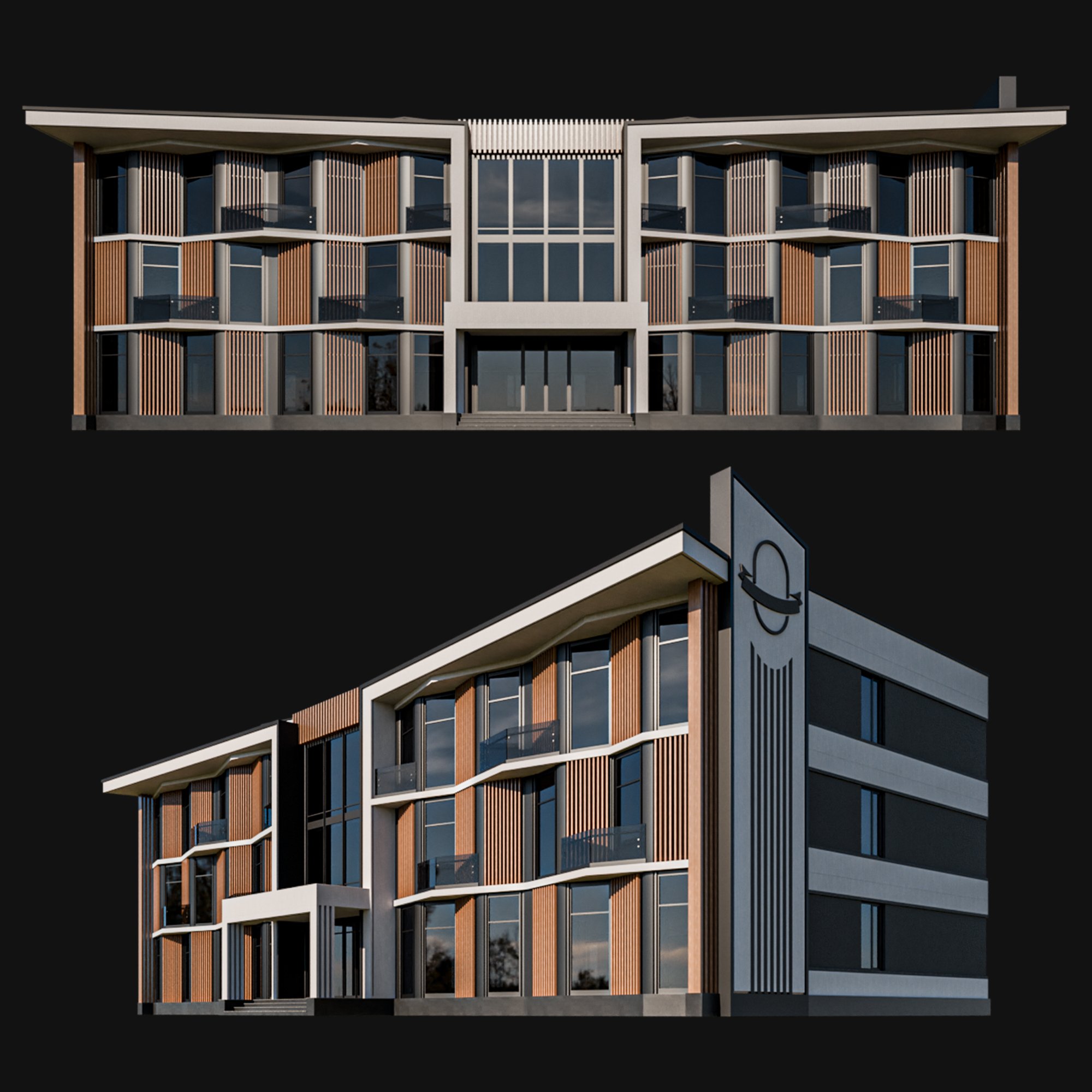 Hotel | Commercial Buildings models | BlenderKit