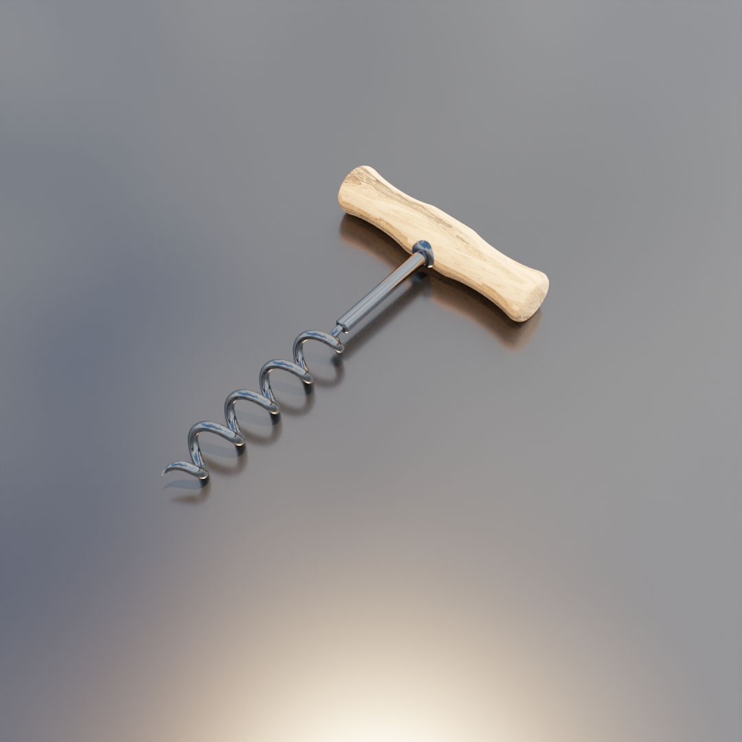Corkscrew | FREE Kitchen Appliances models | BlenderKit