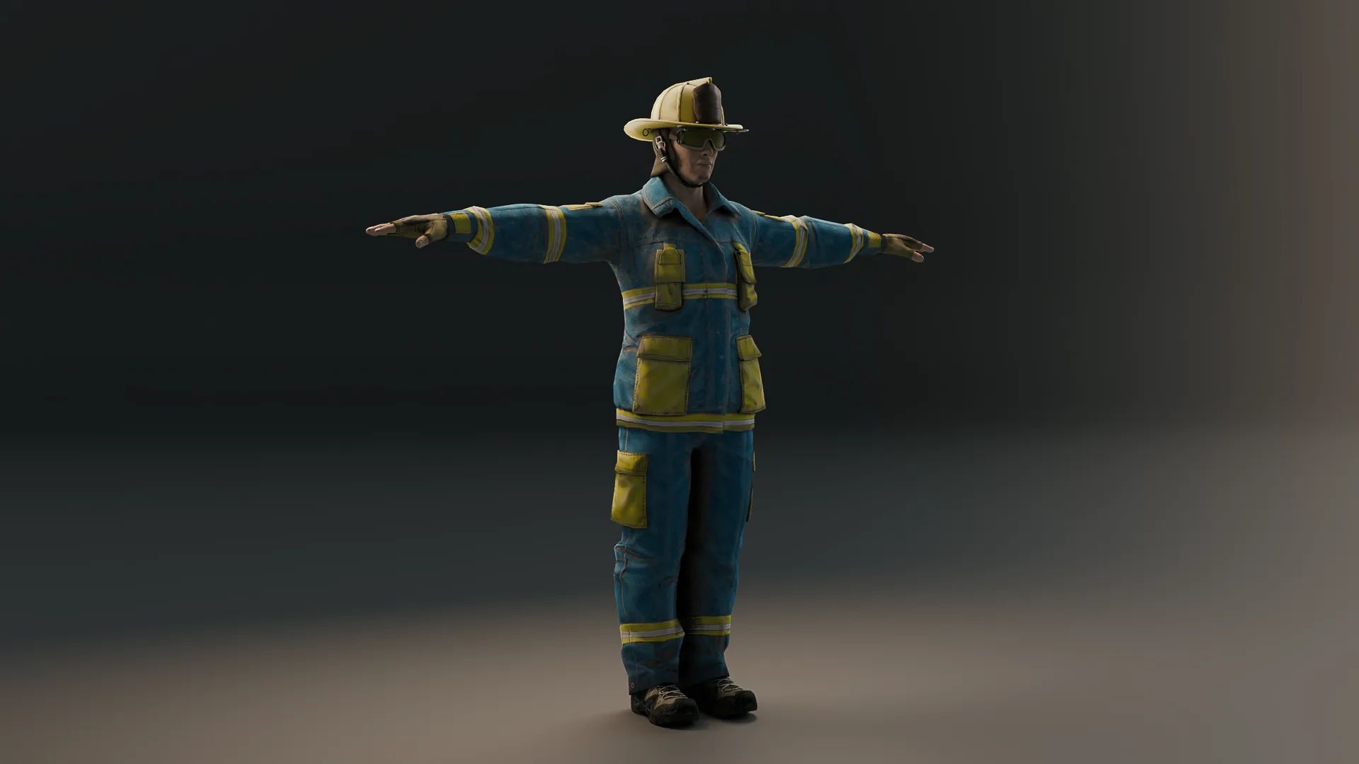 FireFighter | Humanoid Characters models | BlenderKit