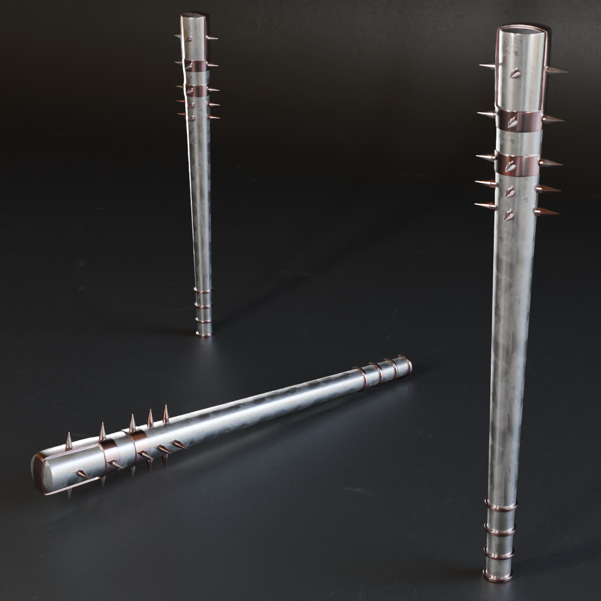 MK BaseMesh mace-19 | Historical Weapons models | BlenderKit