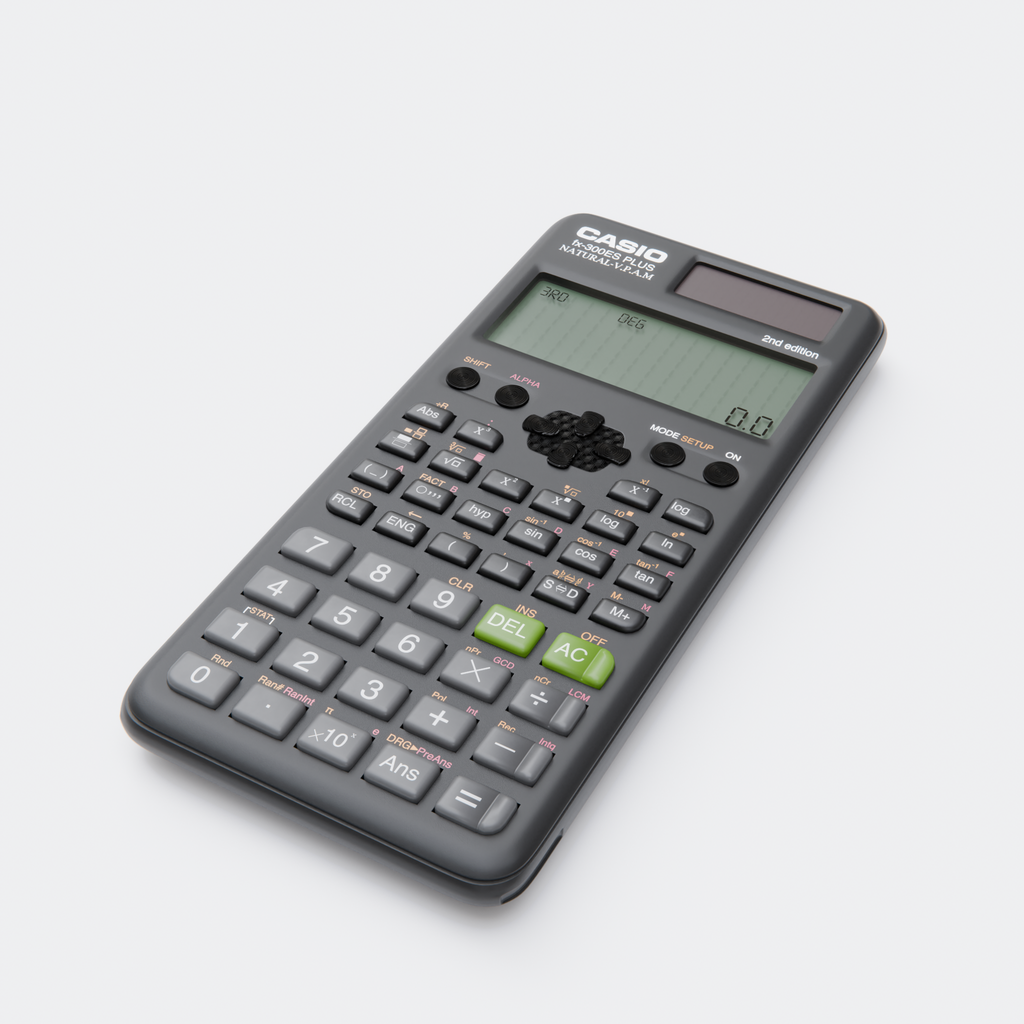 Casio Calculator - Fx - 300ES Plus | Electronic Devices models | BlenderKit