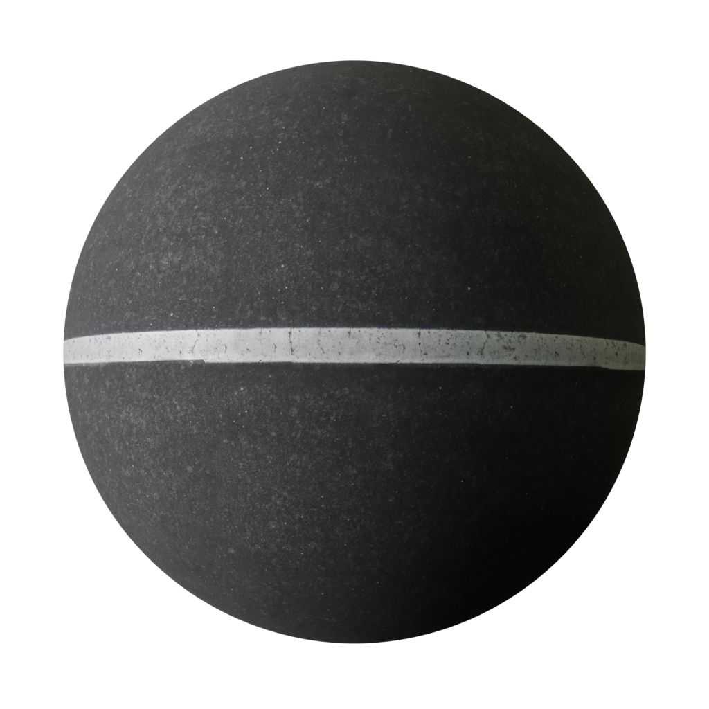 Asphalt with white stripe | FREE asphalt materials | BlenderKit