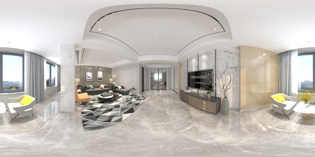 Living room | Interiors HDRis | BlenderKit