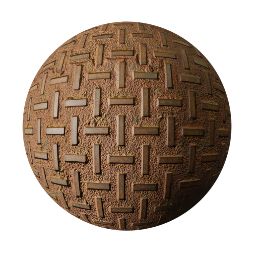 Metal Grate Rusty | FREE rust materials | BlenderKit