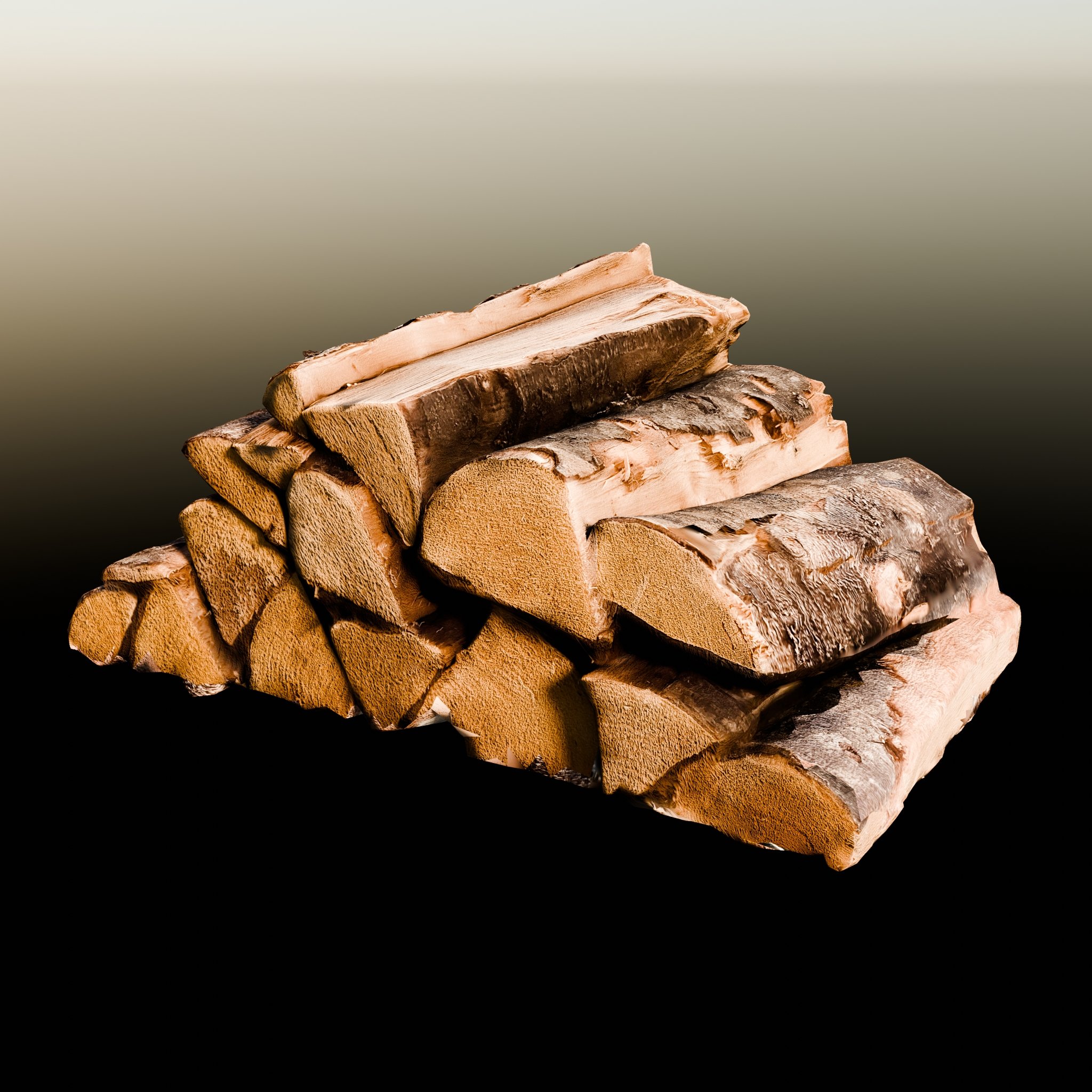 Stack Of Wooden Logs | FREE Nature models | BlenderKit