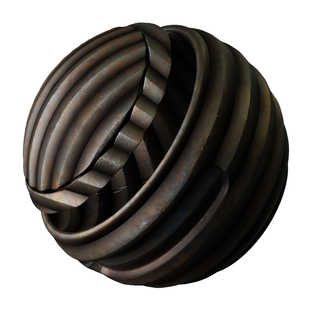 Corrugated Metal | FREE metal materials | BlenderKit