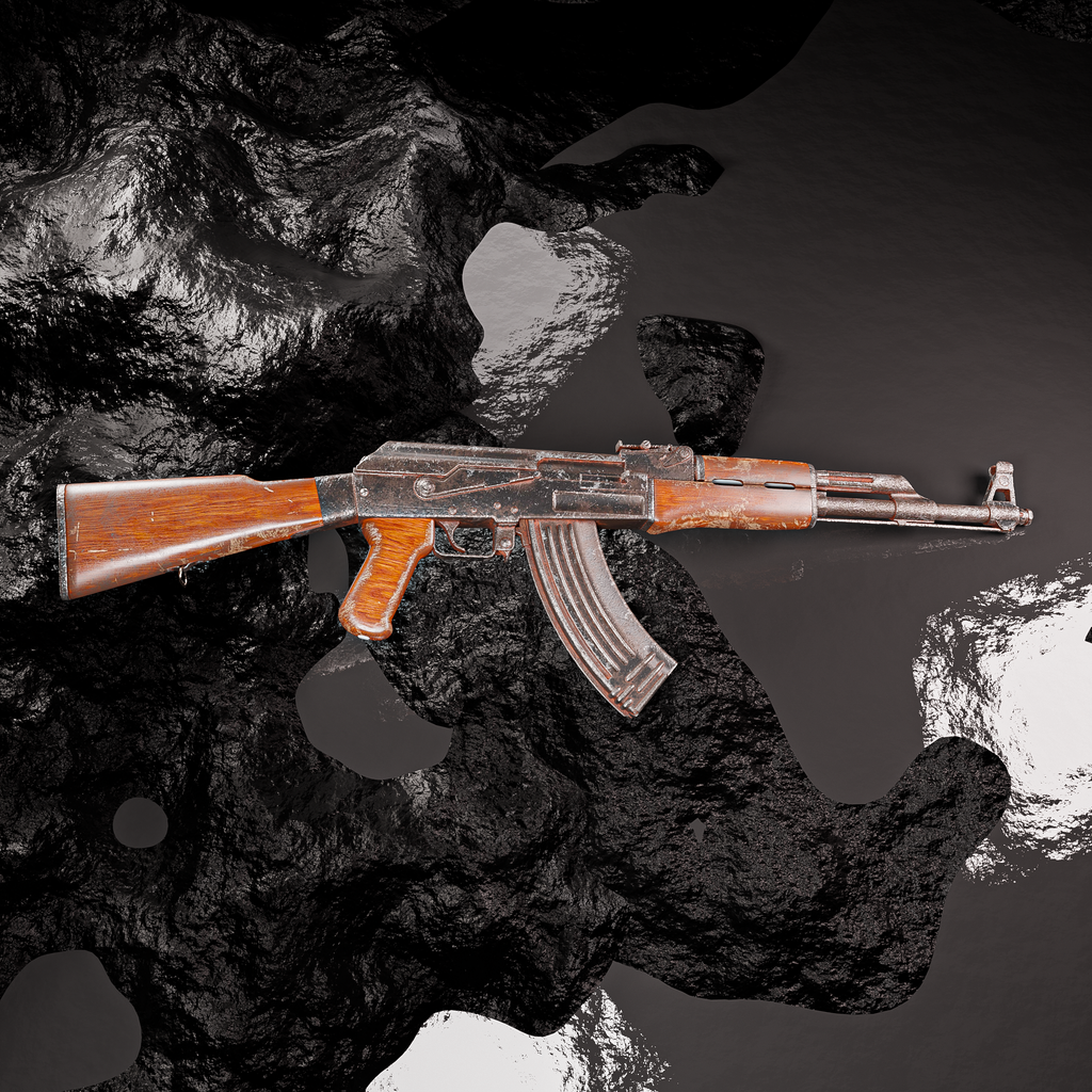 Ak-47 | Historical Weapons models | BlenderKit