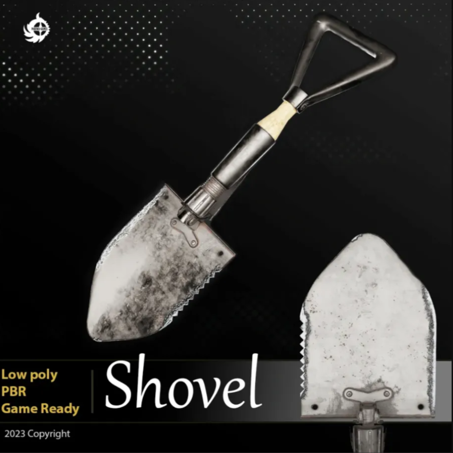 War Shovel | Historical Weapons models | BlenderKit