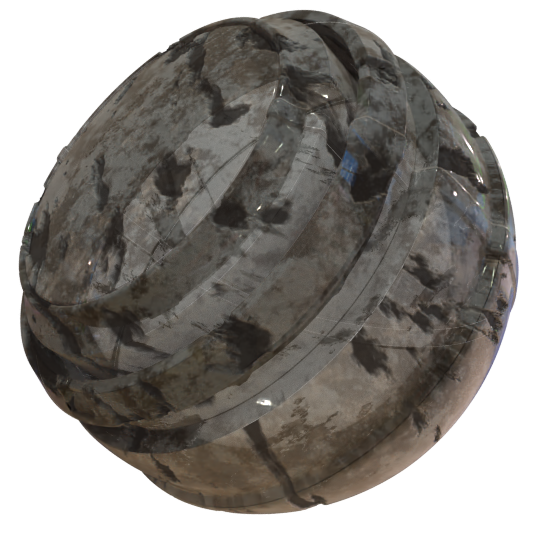 Glass with Dust and Damage | FREE 3D glass materials | BlenderKit