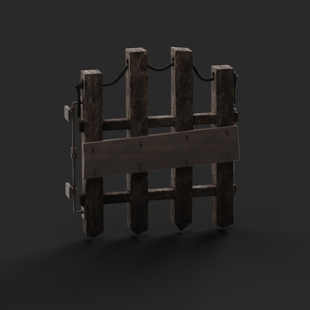 Old Fence | FREE Fences models | BlenderKit