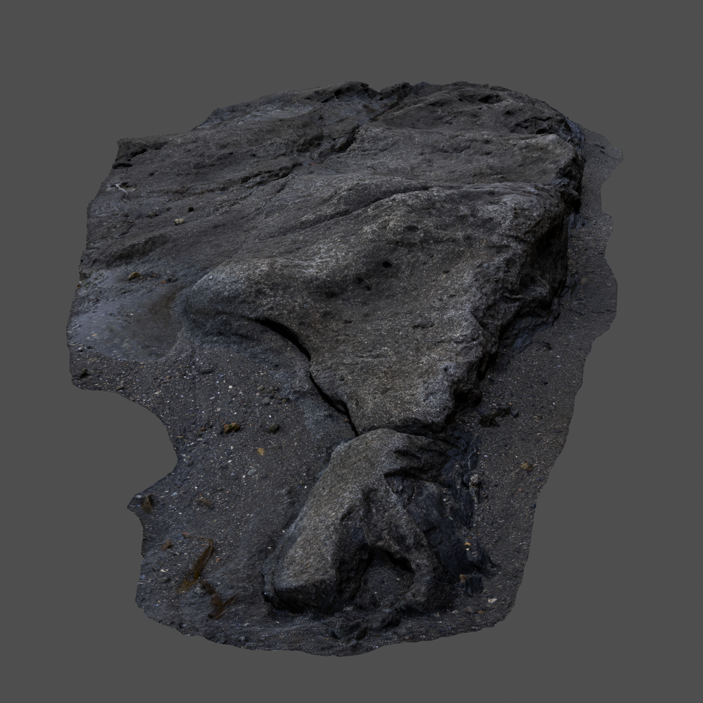 Rock on Ocean Coast | Environment Elements models | BlenderKit