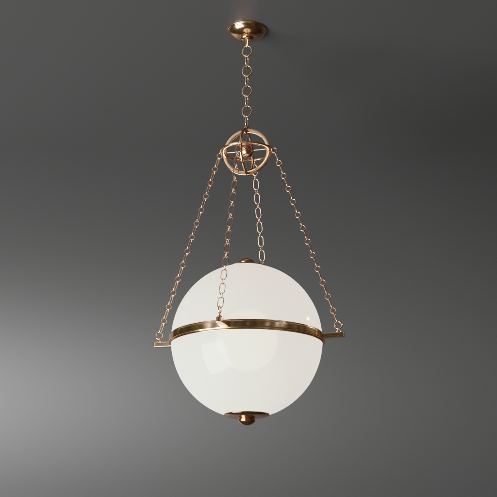 Modern Globe Ceiling Light | Ceiling Lights models | BlenderKit
