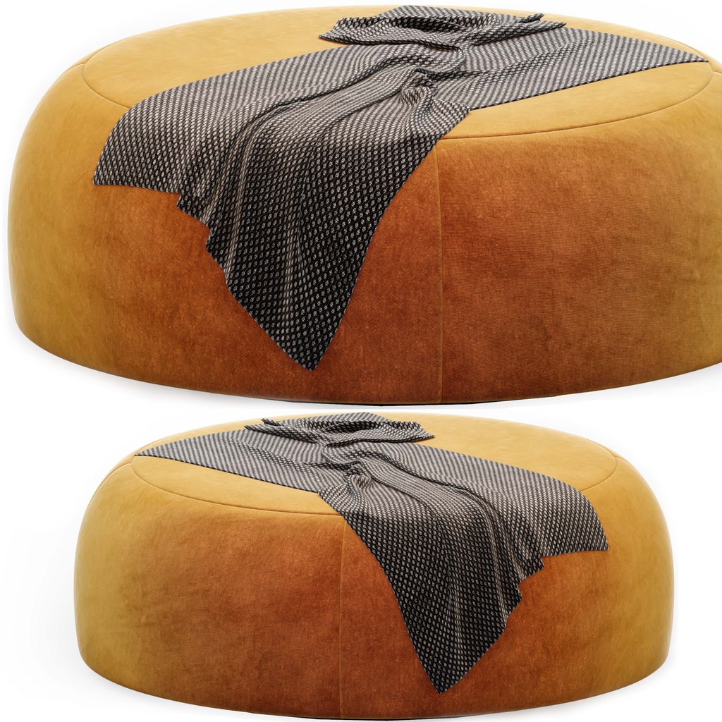 Boca pouf | FREE Poufs models | BlenderKit