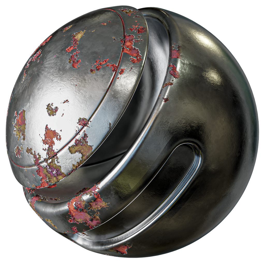 Metal-rust procedural | FREE metal materials | BlenderKit