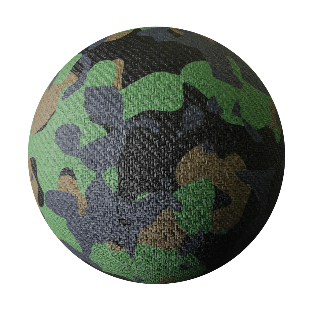 Woodland Camo Tactical Woven Fiber | FREE Texture Fabric 3D Materials ...