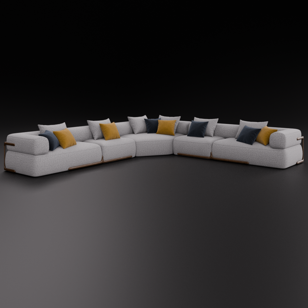 Sofa Klem | Sofas models | BlenderKit