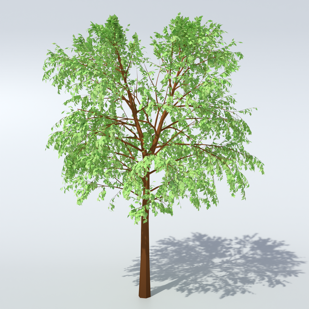 Cartoon Tree | Trees models | BlenderKit