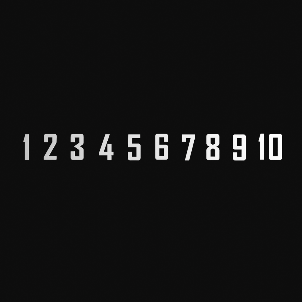 Numbers Pack 0-10 | FREE Architecture models | BlenderKit