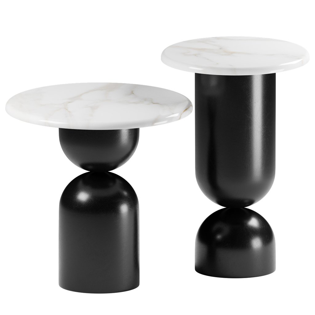 Babel Nesting Side Tables | Tables models | BlenderKit