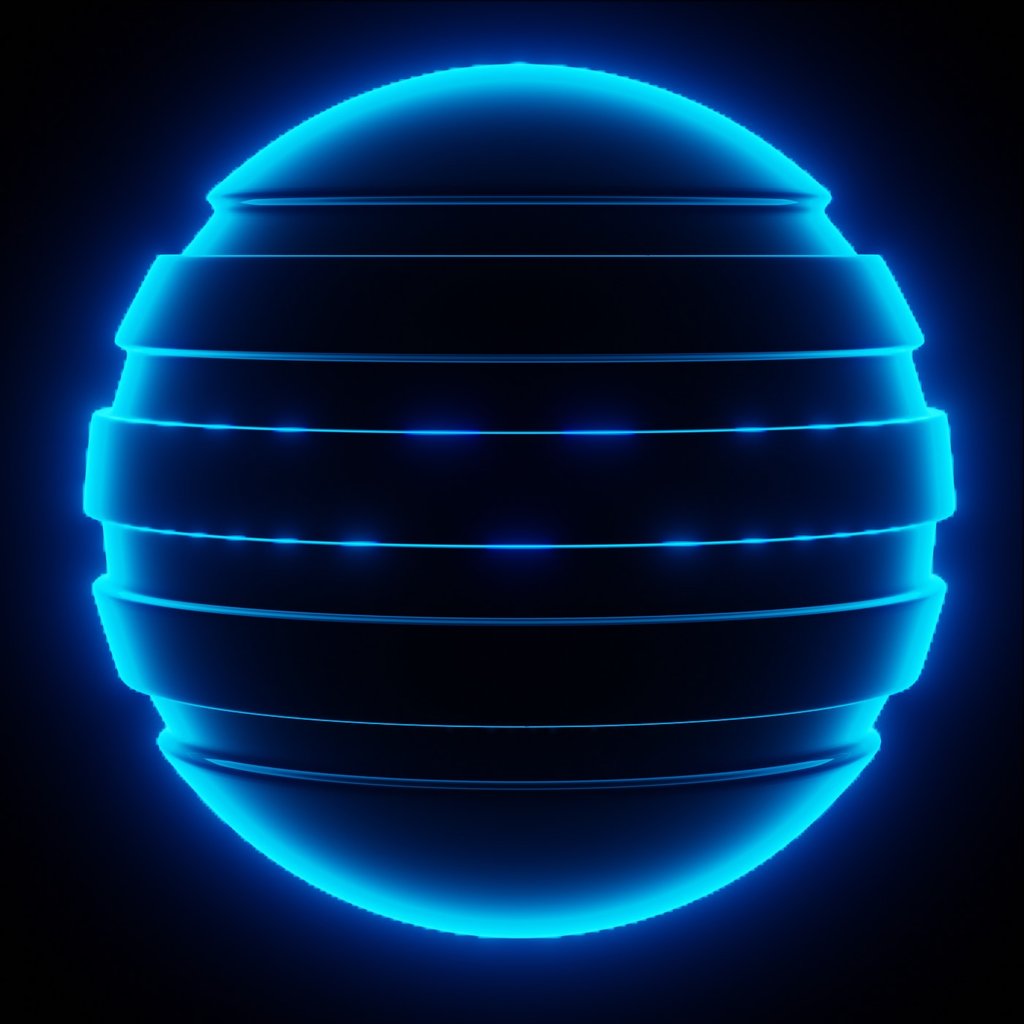 Blue Edge Glow | FREE fx materials | BlenderKit