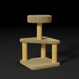2 Story Cat Tree | Sideboard & Drawers models | BlenderKit