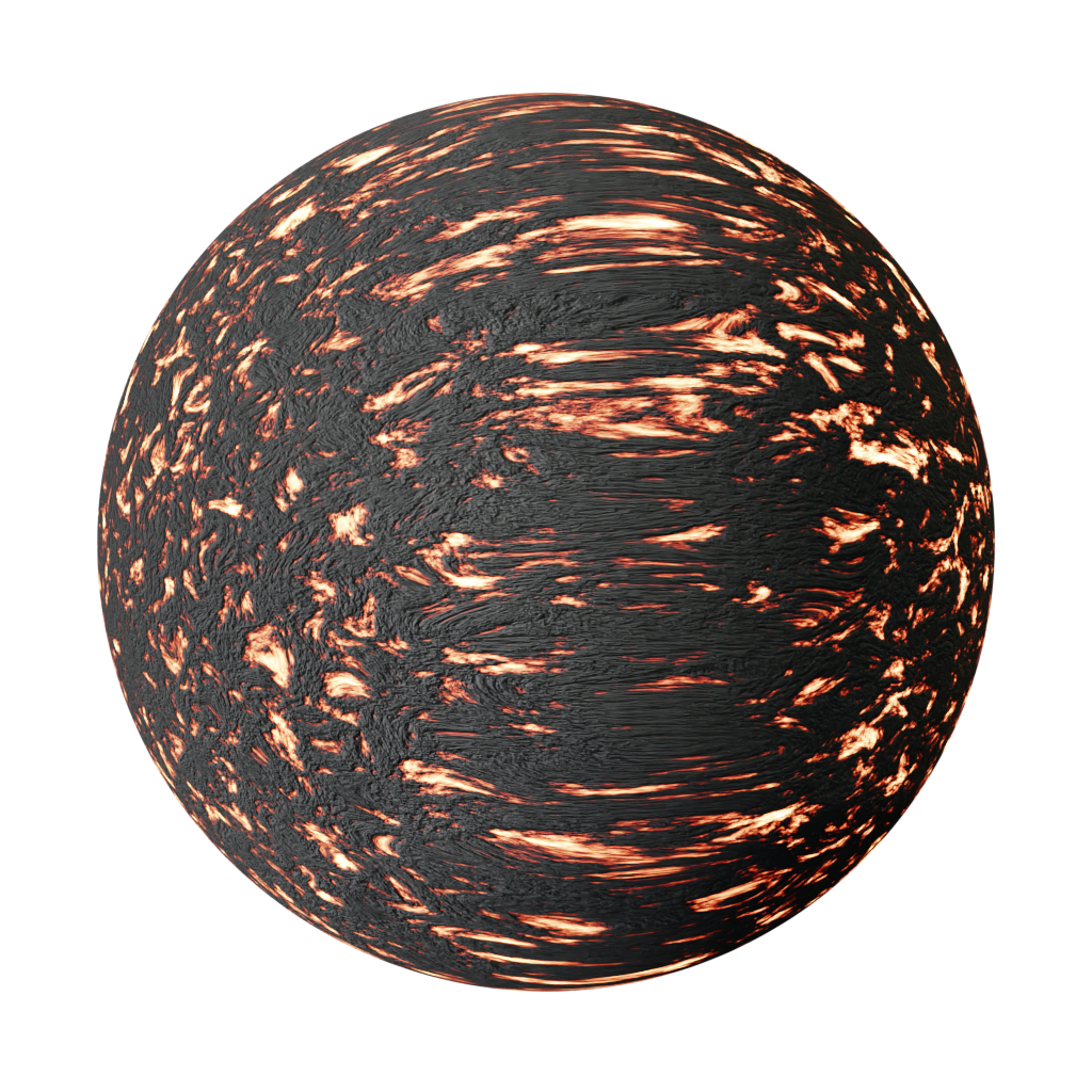 Procedural Lava Stream | FREE ground materials | BlenderKit