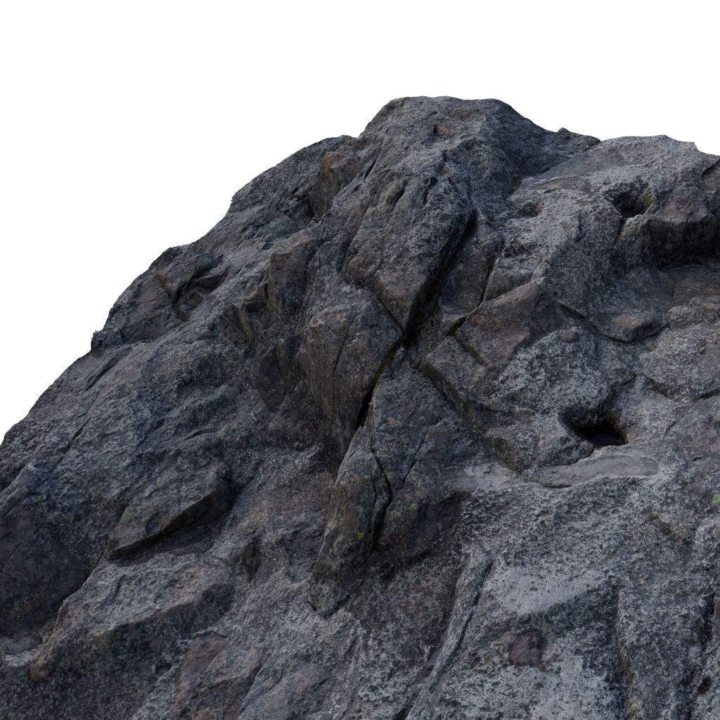 Rock Face on top of Mountain 6 | Terrains models | BlenderKit
