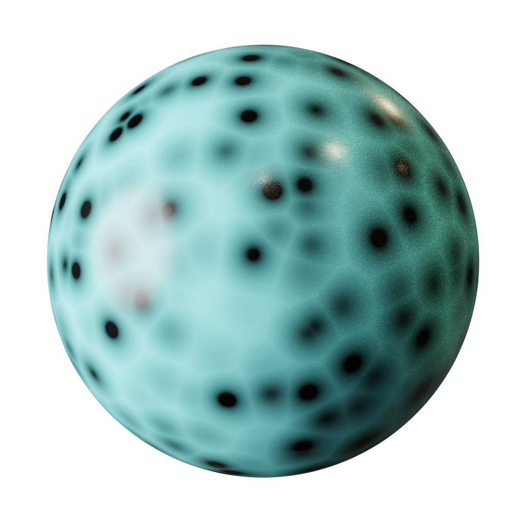 Aqua Nebula Crystal Marble | FREE marble materials | BlenderKit