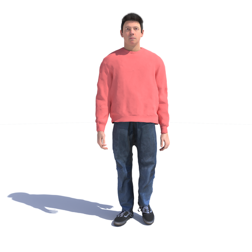 Human walking 1.8m | FREE 3D Men models | BlenderKit