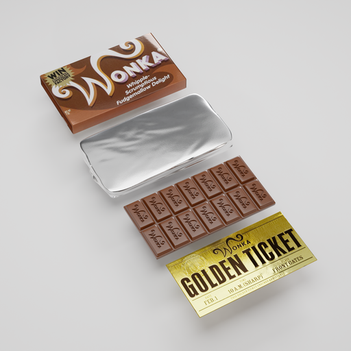 Wonka Chocolate | Sweets / Desserts models | BlenderKit