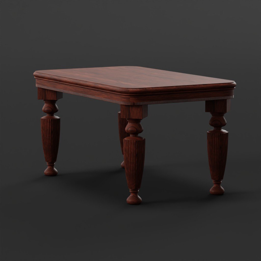 Classic table | 3D Table models | BlenderKit