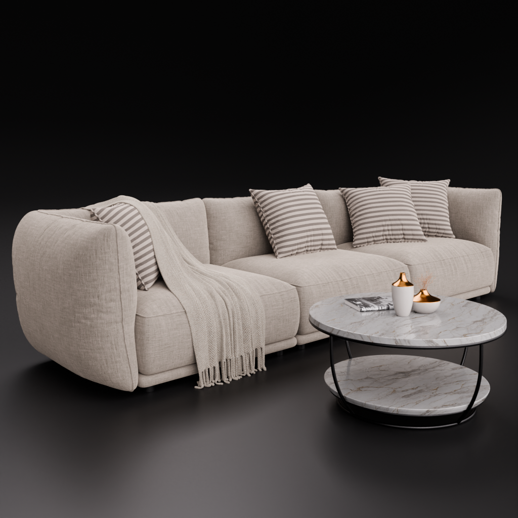 Sofa Vela Piping | Sofas models | BlenderKit