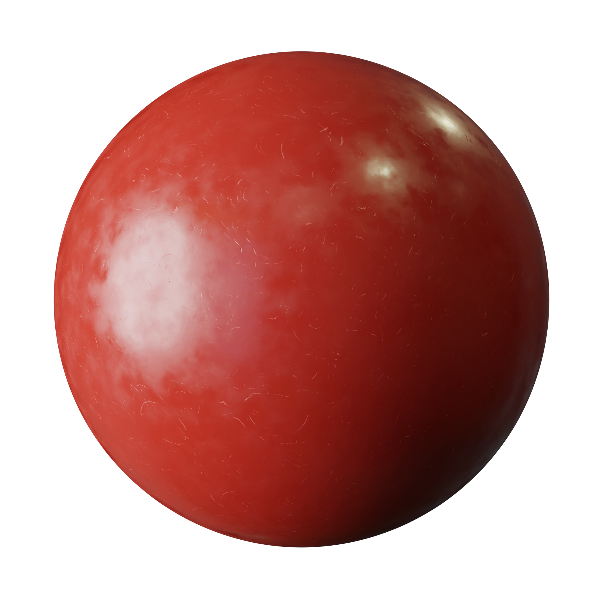 Red scratched procedural plastic | FREE plastic materials | BlenderKit