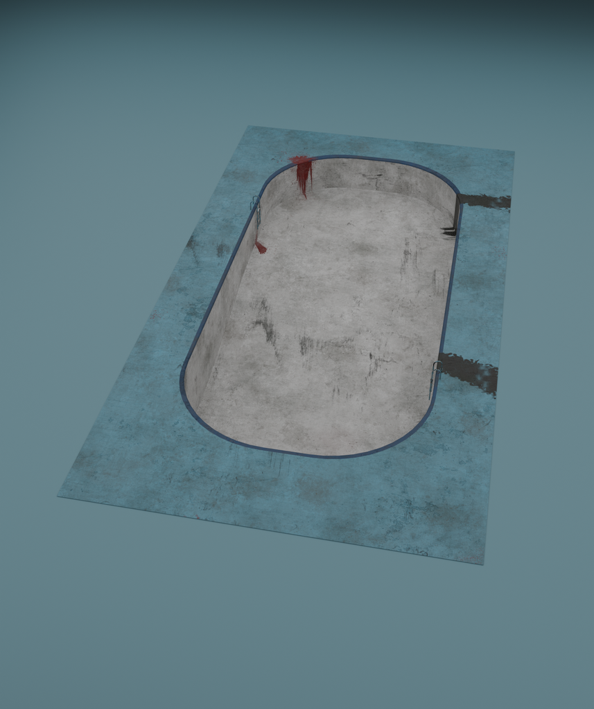 Old pool | Urban Environment models | BlenderKit