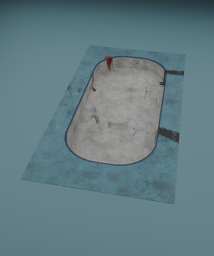 Old pool | Urban Environment models | BlenderKit