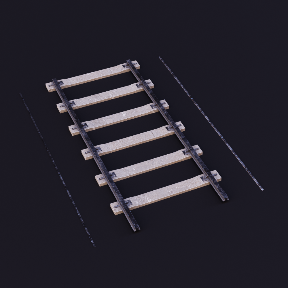 Modular Railway | Cargos models | BlenderKit
