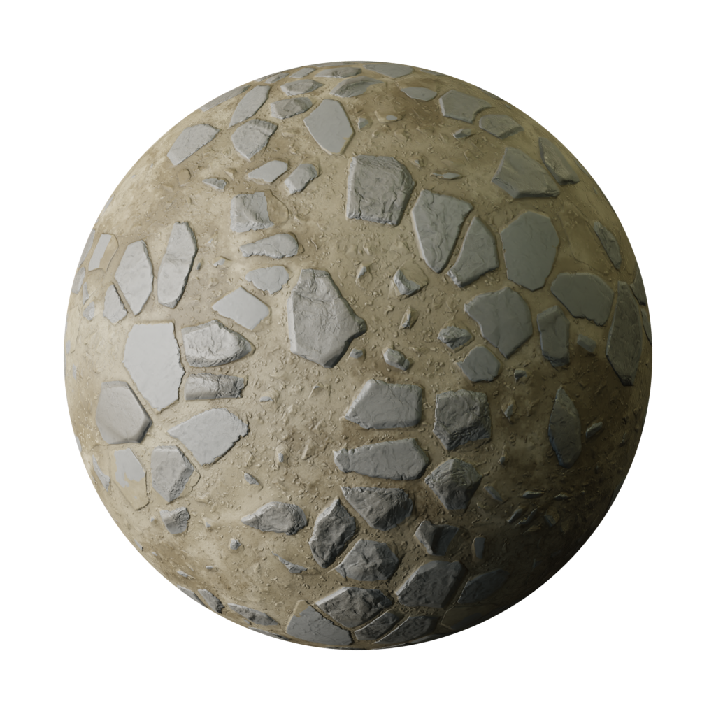 Rocky ground | FREE ground materials | BlenderKit