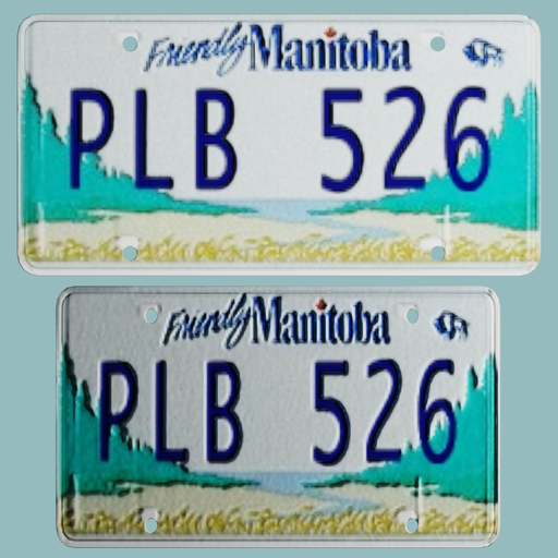 Manitoba Licence plate PL | FREE Vehicle Parts models | BlenderKit