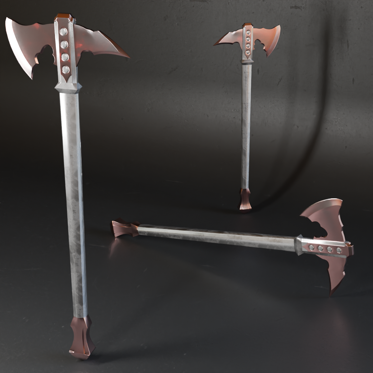 MK Axe lowpoly-008 | Historical Weapons models | BlenderKit