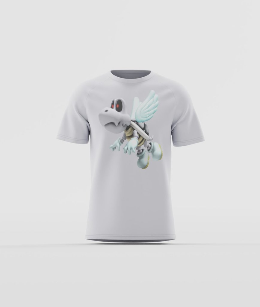 Dry Bones Para-Bones Graphic T-Shirt | Man Clothing models | BlenderKit