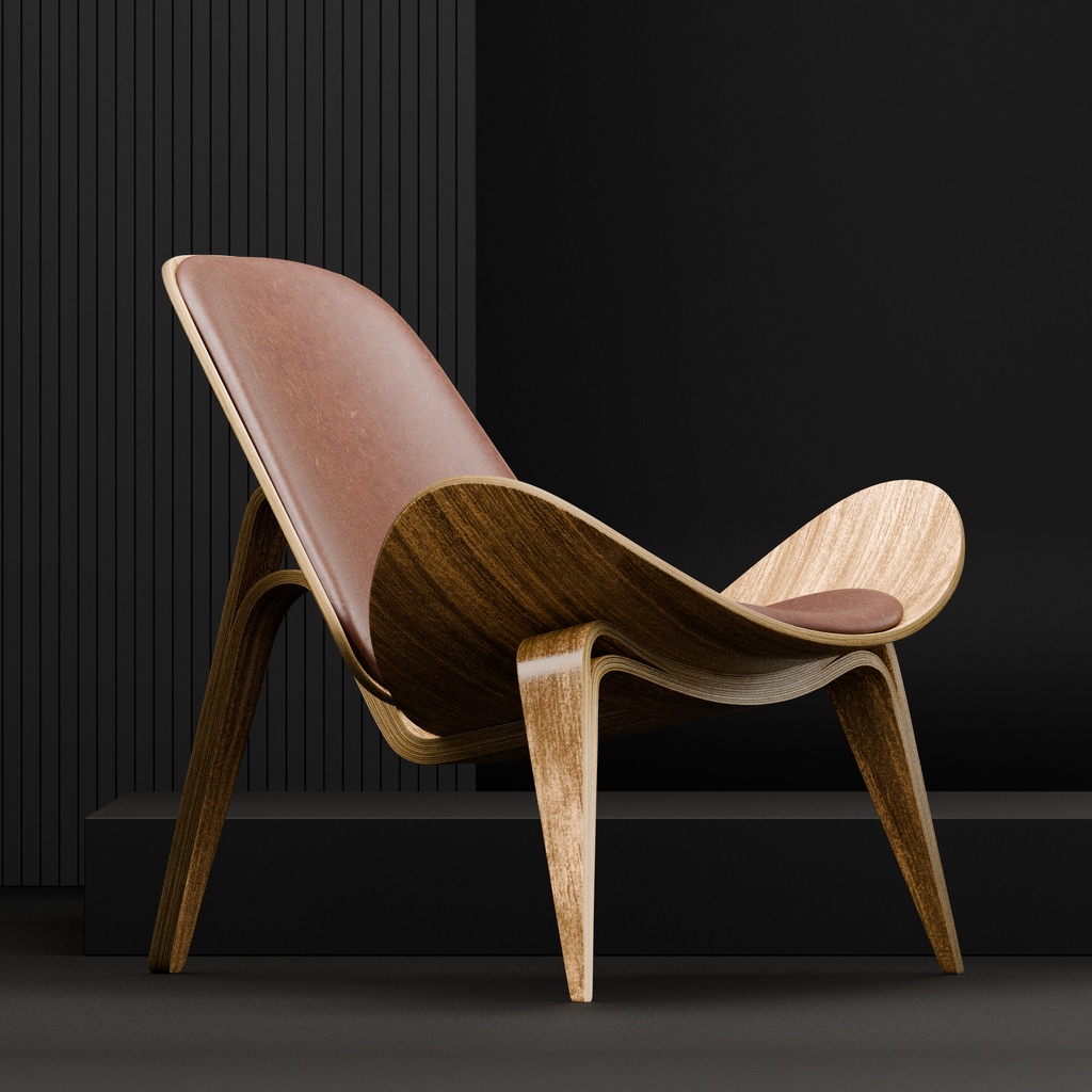 CH07 Shell Chair | Chairs models | BlenderKit