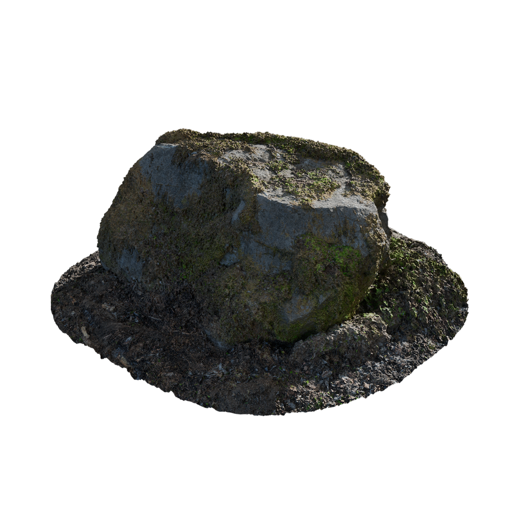 Mossy Rock | FREE Nature models | BlenderKit
