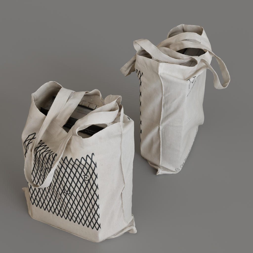 Tote bag | Textile models | BlenderKit