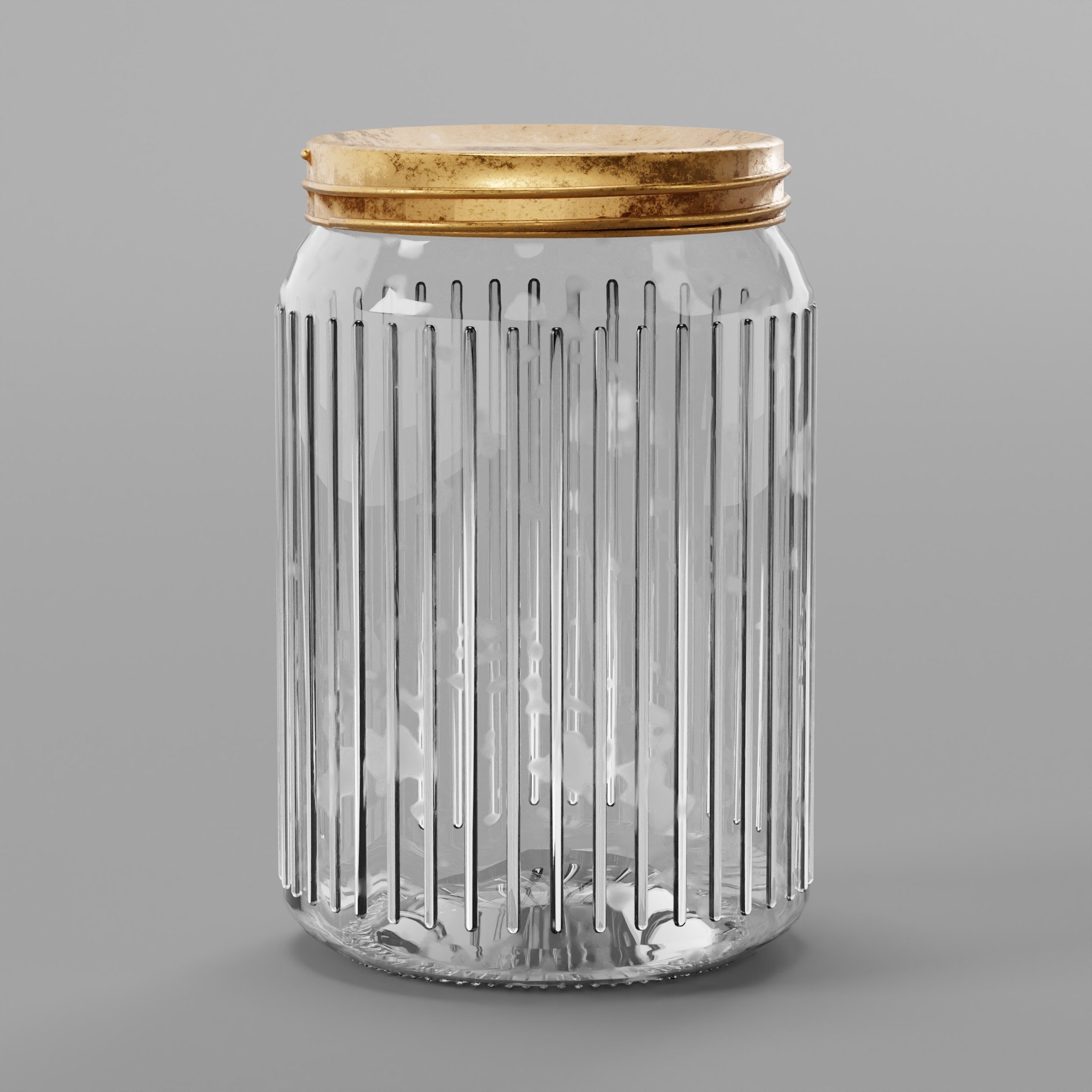 Mason Jar With Lid | FREE Kitchenware models | BlenderKit