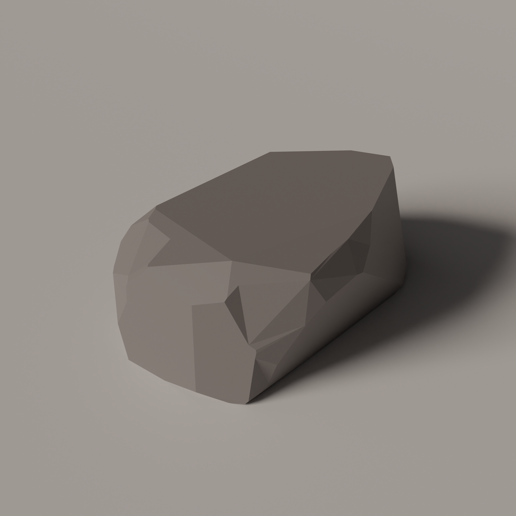 Procedural Low Poly Rock | FREE Terrains models | BlenderKit
