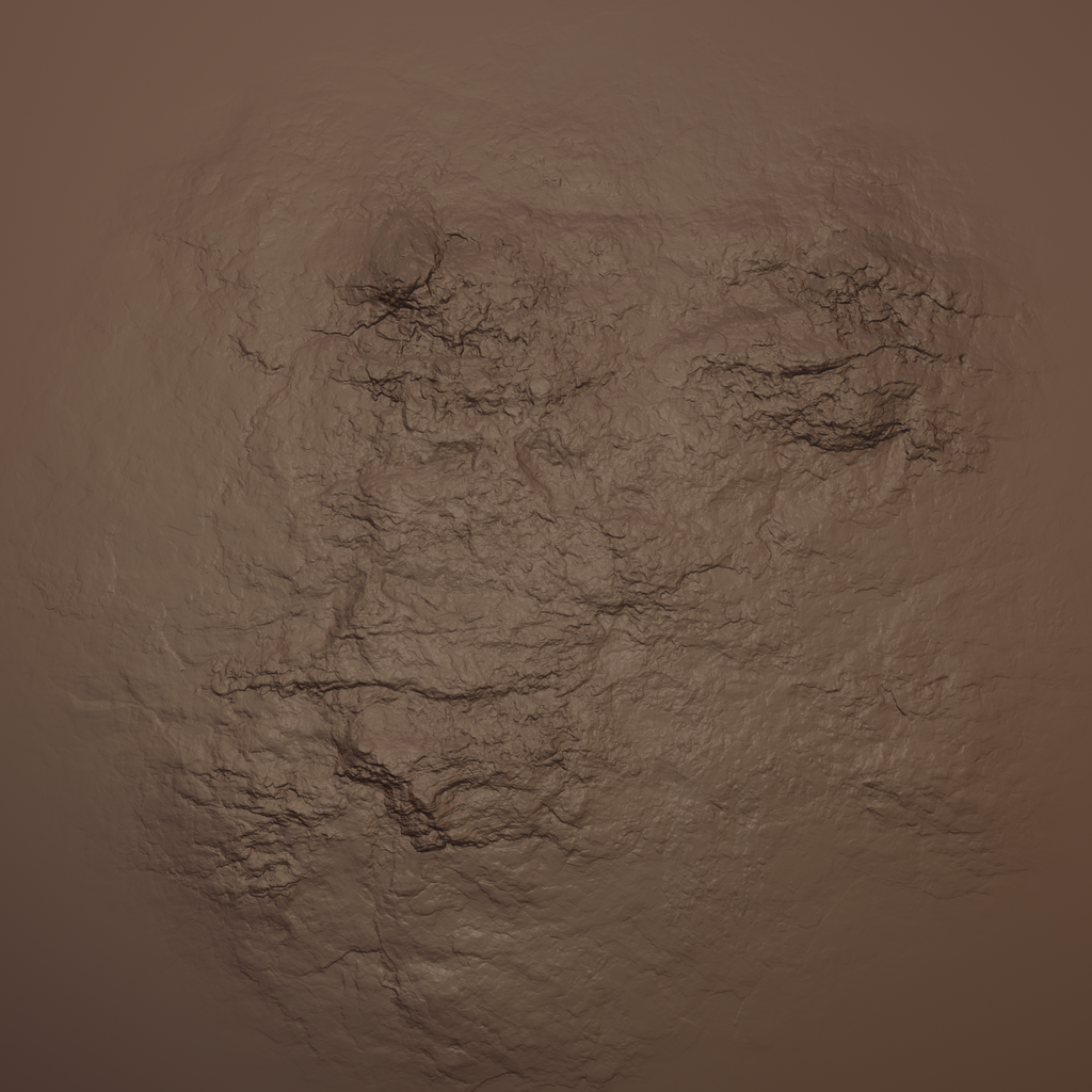 Rock y Surface Rugged Brush | rock brushes | BlenderKit